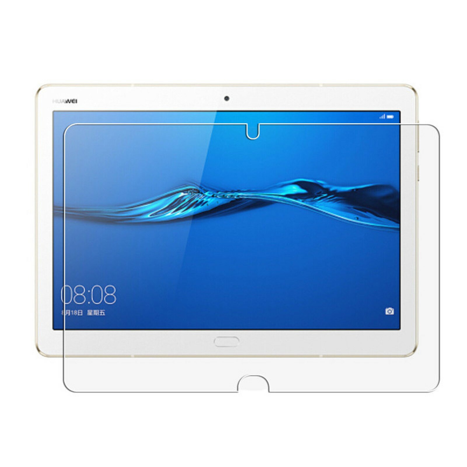 Защитное стекло MyPads для Huawei MediaPad M5 8.4 с олеофобным покрытием и ударопрочной защитой