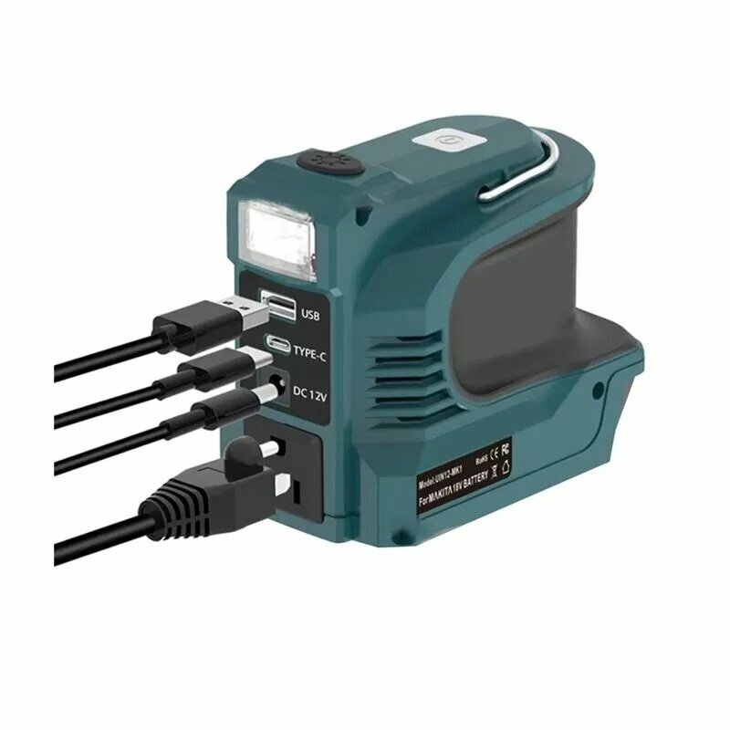 B1Адаптер Инвертора 220W 220 В Для 18V Батарея Светодиодная Электростанция На Открытом Воздухе