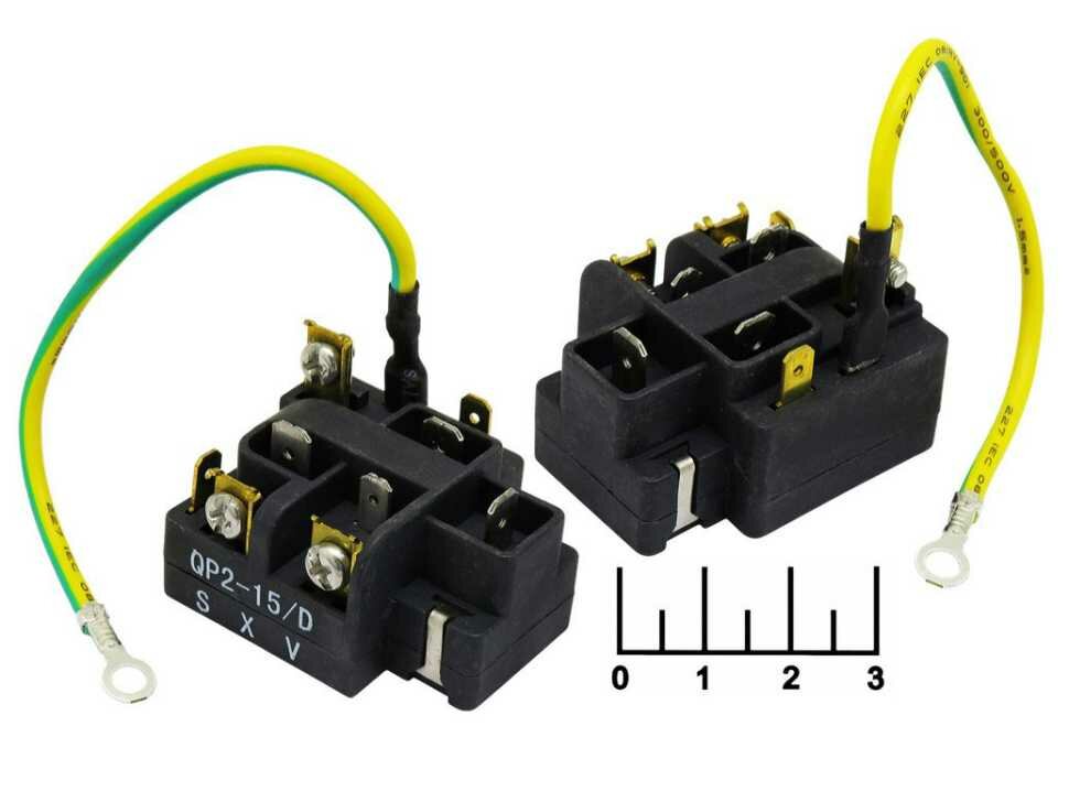 Реле пусковое для холодильника QP2-15/D (6804)