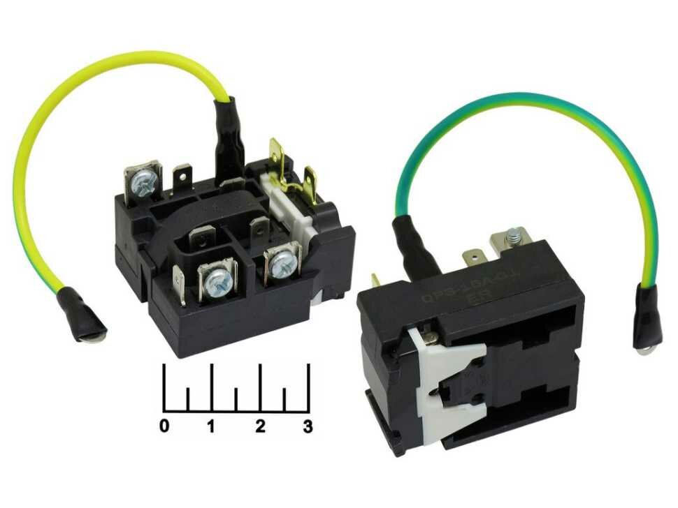 Реле пусковое для холодильника QP3-15A-G1 6SP9087 HL096 (3604)