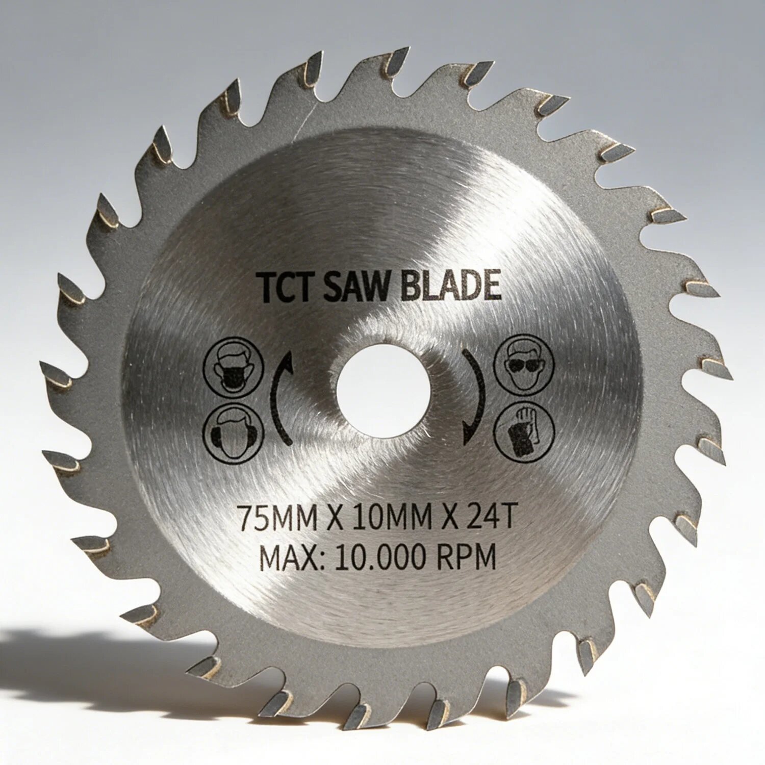 Циркулярный диск TCT 75x10x24T, макс. 10000 RPM, 3in 1pc