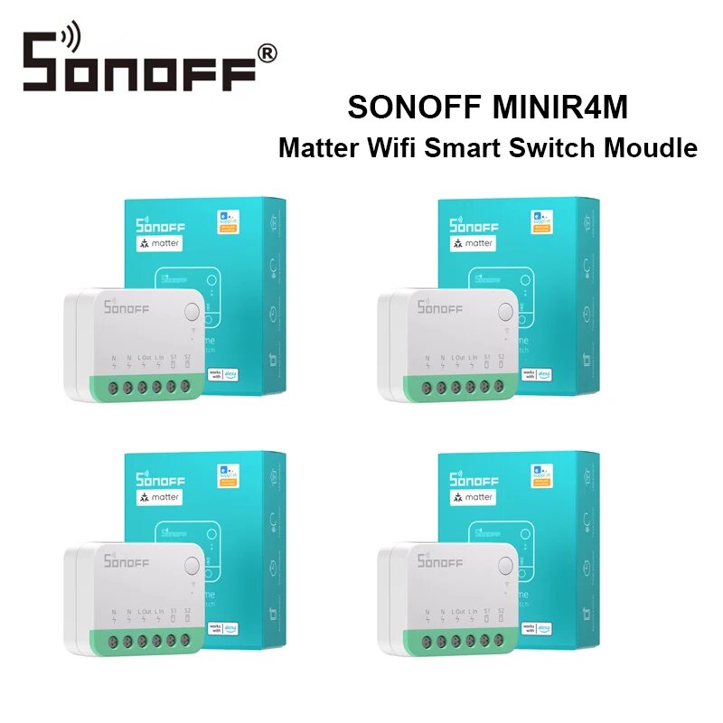 SONOFF MiniR4M, комплект 4 шт.