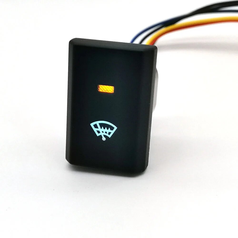 1 шт, автомобильный светодиодный радар DRL, передний и задний противотуманный Windscreen Heat