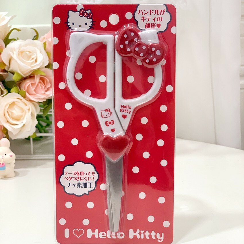 Ножницы Kawaii Hello Kitty "My Melody Kuromi", канцелярские, для бумаги