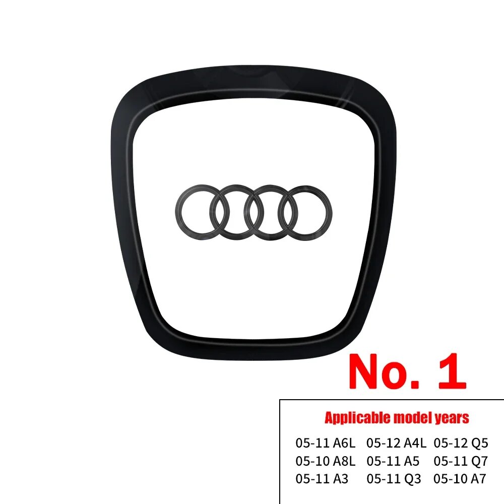 Накладки на центральную часть руля для Audi A6L, Q7, Q3, Q5, A7, A5, A3, A4L, A8L, A8, Q5L, Q8, Q6 E-TRON, SQ5 (2027 год) – аксессуары для стайлинга автомобиля