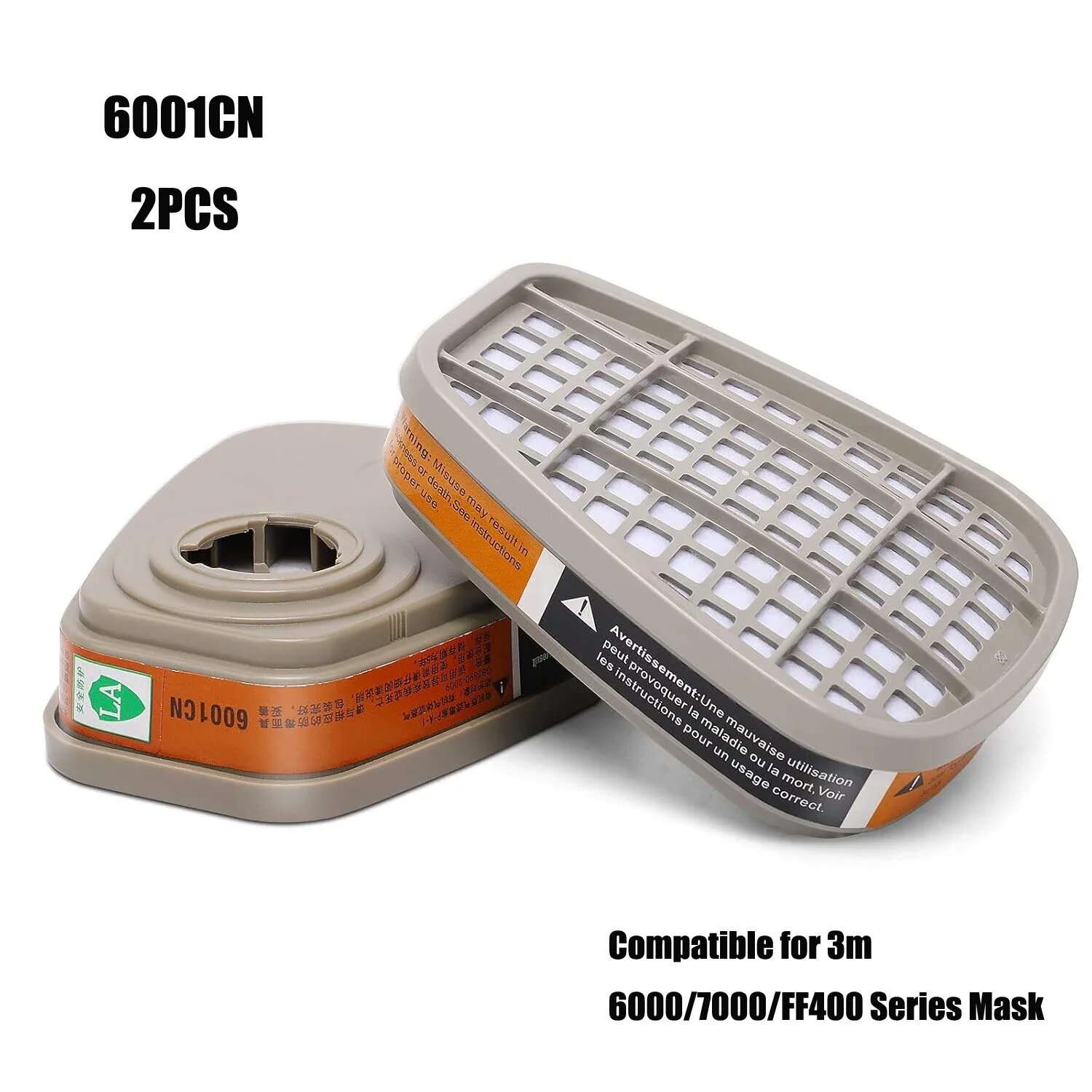 Сменные угольные фильтры для респираторов 3M 6001 501 5N11 6001-2PCS