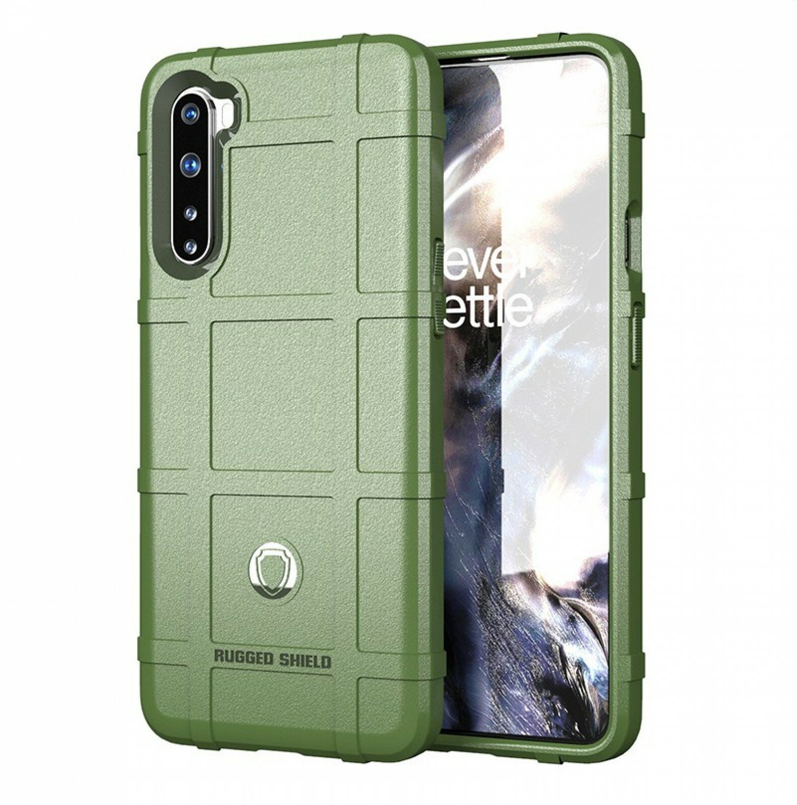 Чехол-бампер MyPads для Samsung Galaxy Note 10 Lite противоударный усиленный в цвете хаки