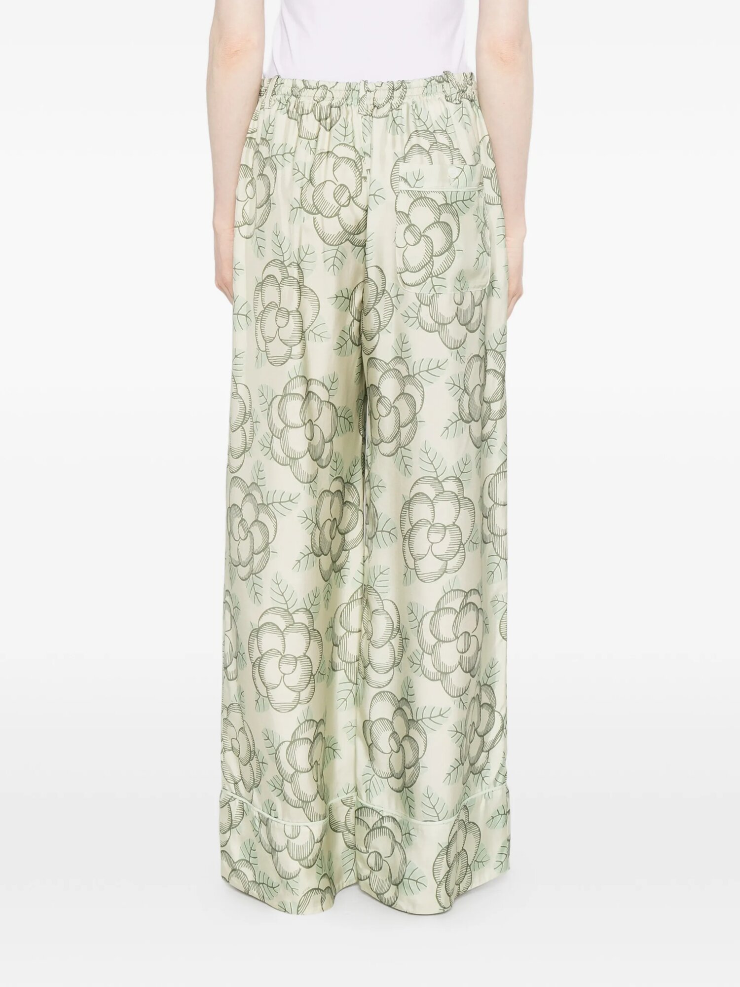 Брюки Marni Printed piping trousers, размер 46, разноцветный — фото 1