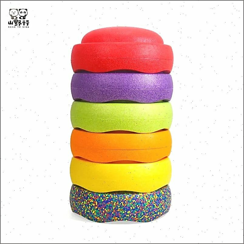 Балансир для детей/Балансировочные полусферы детские для свободной игры 6шт. круговой