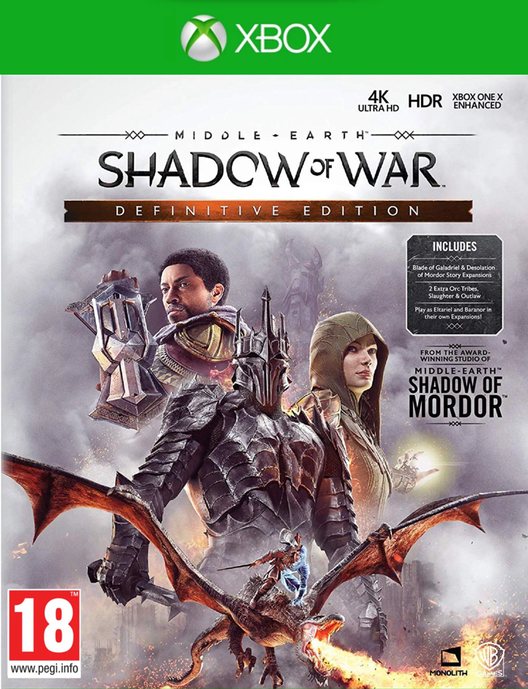 Игра Middle-earth: Shadow of War Definitive Edition для Xbox One/Series X|S, Русский язык, электронный ключ Аргентина