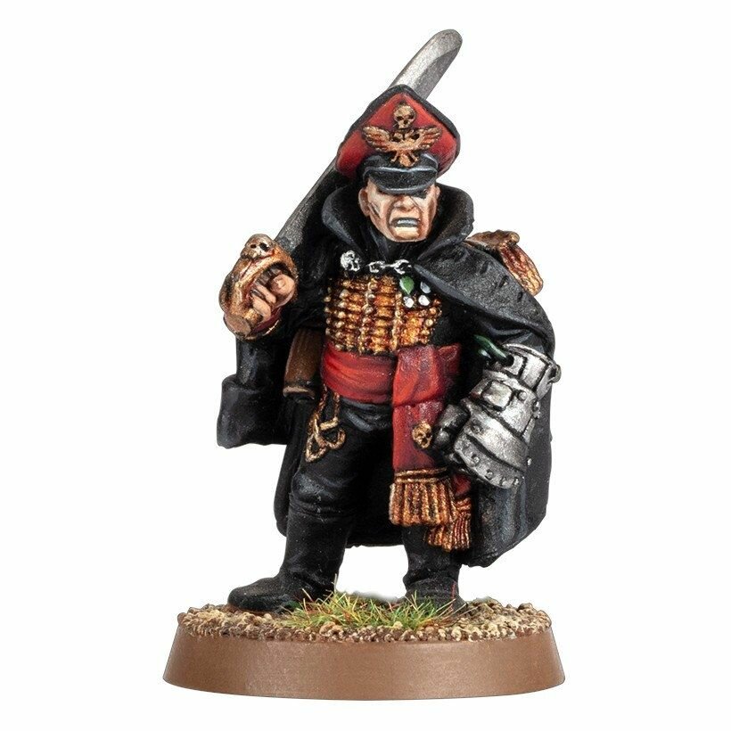 Commissar 1. С подставкой. Warhammer 40.000