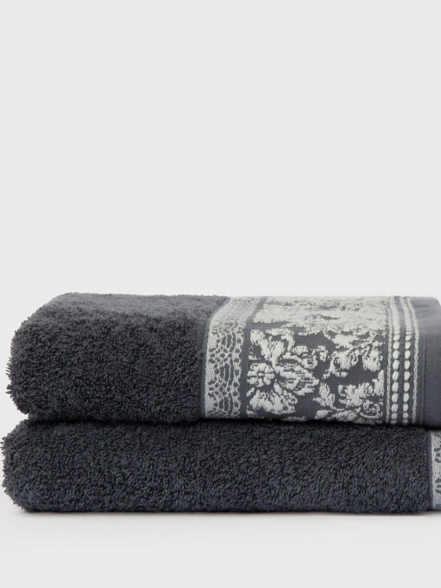 Полотенце Askona Home (Аскона) для лица Ajur 50*90 графит