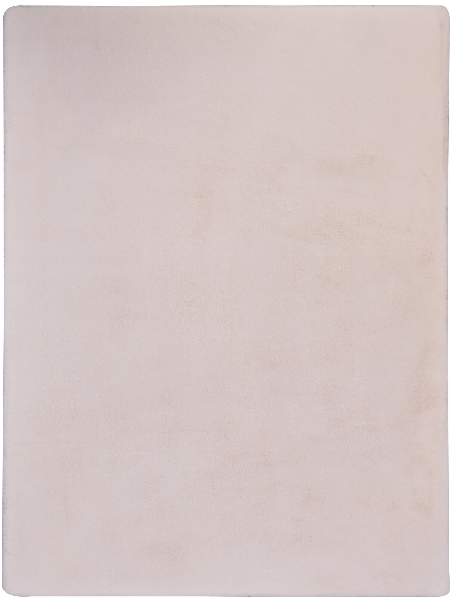 Коврик из высокоплотного искусственного кроличьего меха "REX белый" 80х150 см