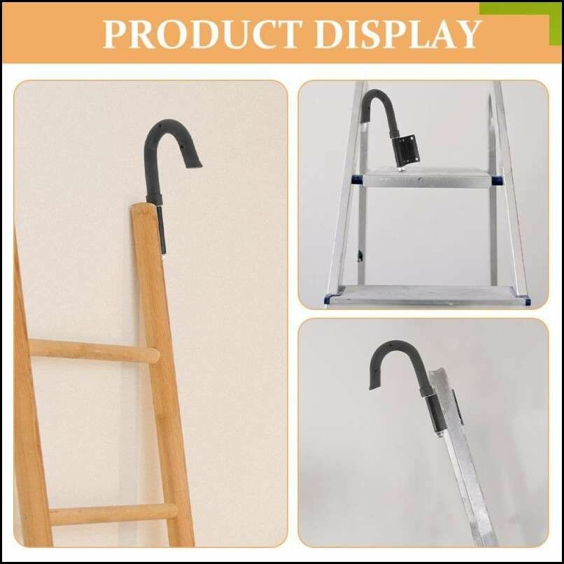 Лестничный крюк телескопический для телескопического стабилизатора сарая черный 20, 50X14, 00X4, 50CM