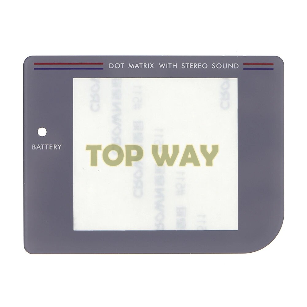 Крышка для GameBoy Zero, Plastic light grey