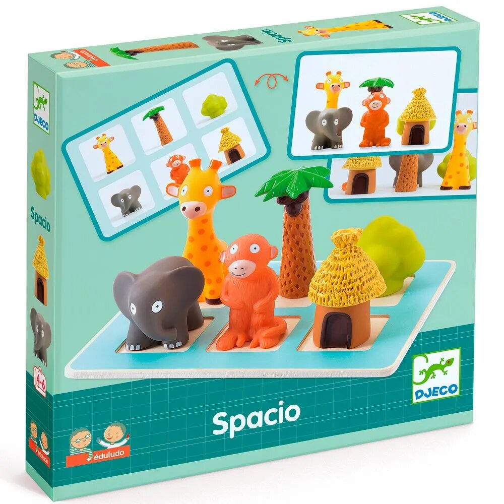 Обучающая игра Djeco Spacio (Джеко Спасио) для развития логики и моторики, 1 шт