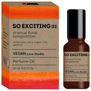 Масло парфюмированное Vegan. Love. Studio 10 SO EXCITING 02 парфюмированное масло-ролл 15ml (аромат Escentric02) для женщин