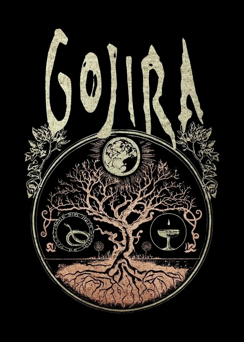 Gojira Постер на холсте, 30x40см, Черный, P1, no frame