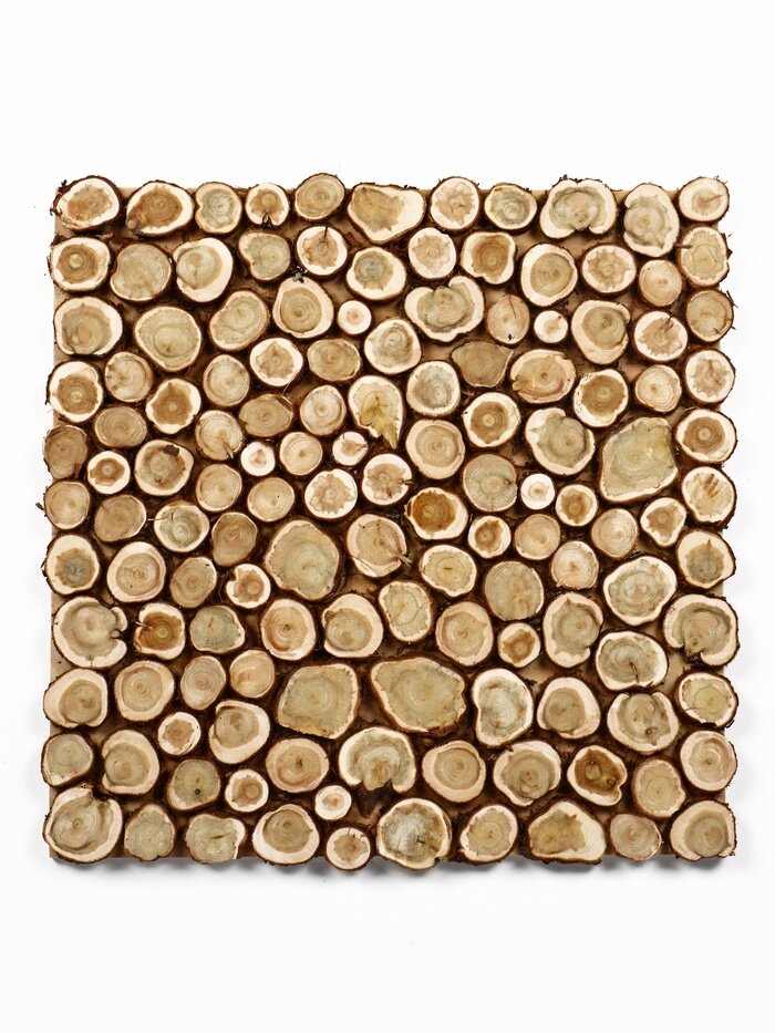 Панно из можжевельника для бани, 50×50 см