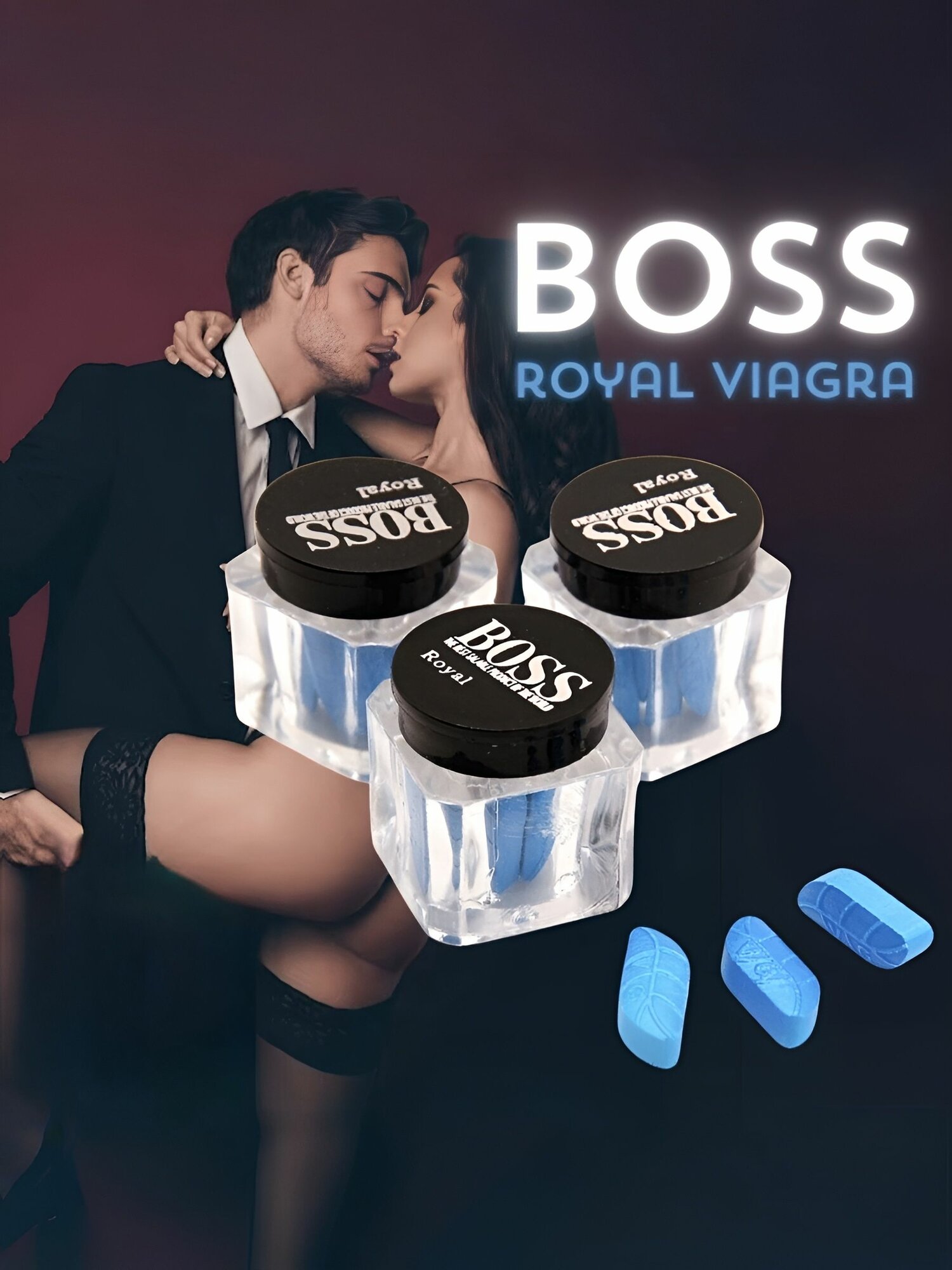 Добавка Boss Royal Viagra, усиление эрекции и продление полового акта