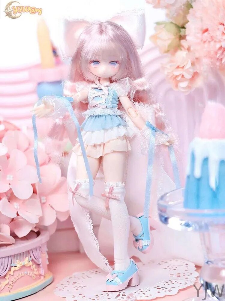 Куклы MJD, 1/8, 20 см, сменная одежда, тело из ПВХ, куклы аниме BJD, коллекционные игрушки, бренд momotale-YJW