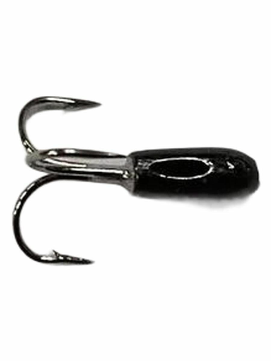 Мормышка вольфрамовая, форма Чертик с отверстием, Чертик Цвет: Черный(Никель) 2мм 0.17гр 10шт