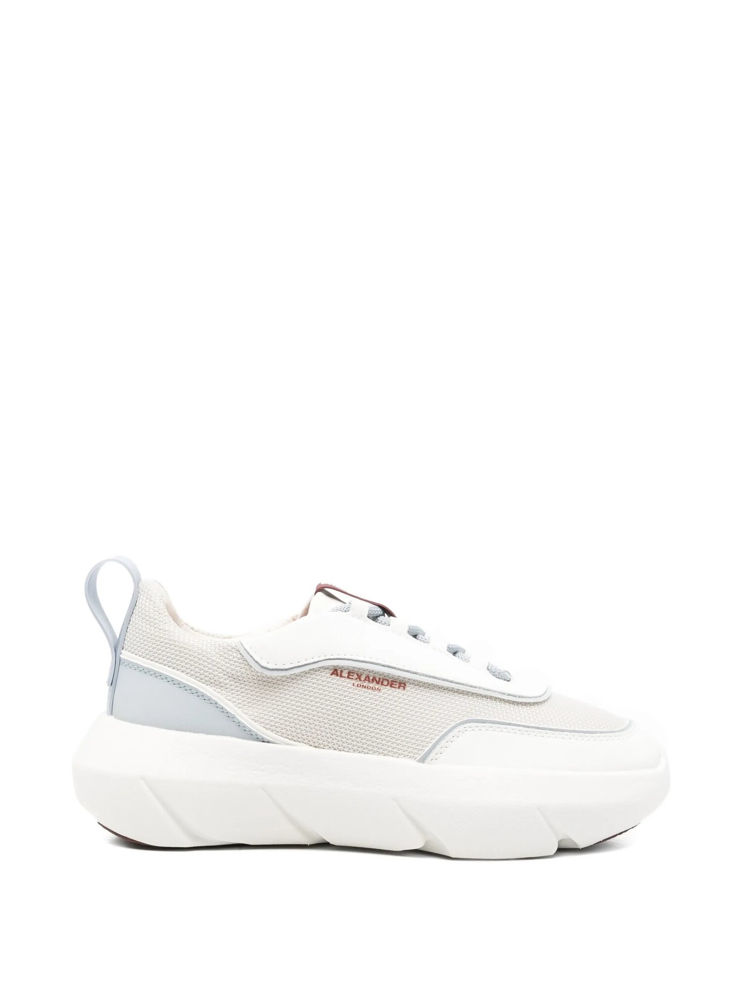 Кроссовки Leather panelled sneakers