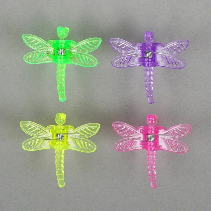 Клипса для растений Стрекоза , набор 10 шт, Микс, Greengo