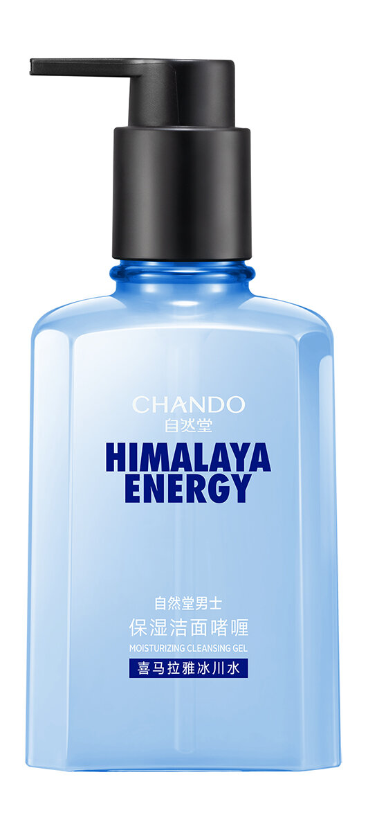 CHANDO HIMALAYA Moisturizing Cleansing Gel Гель для лица очищающий с ледниковой водой мужской, 160 мл