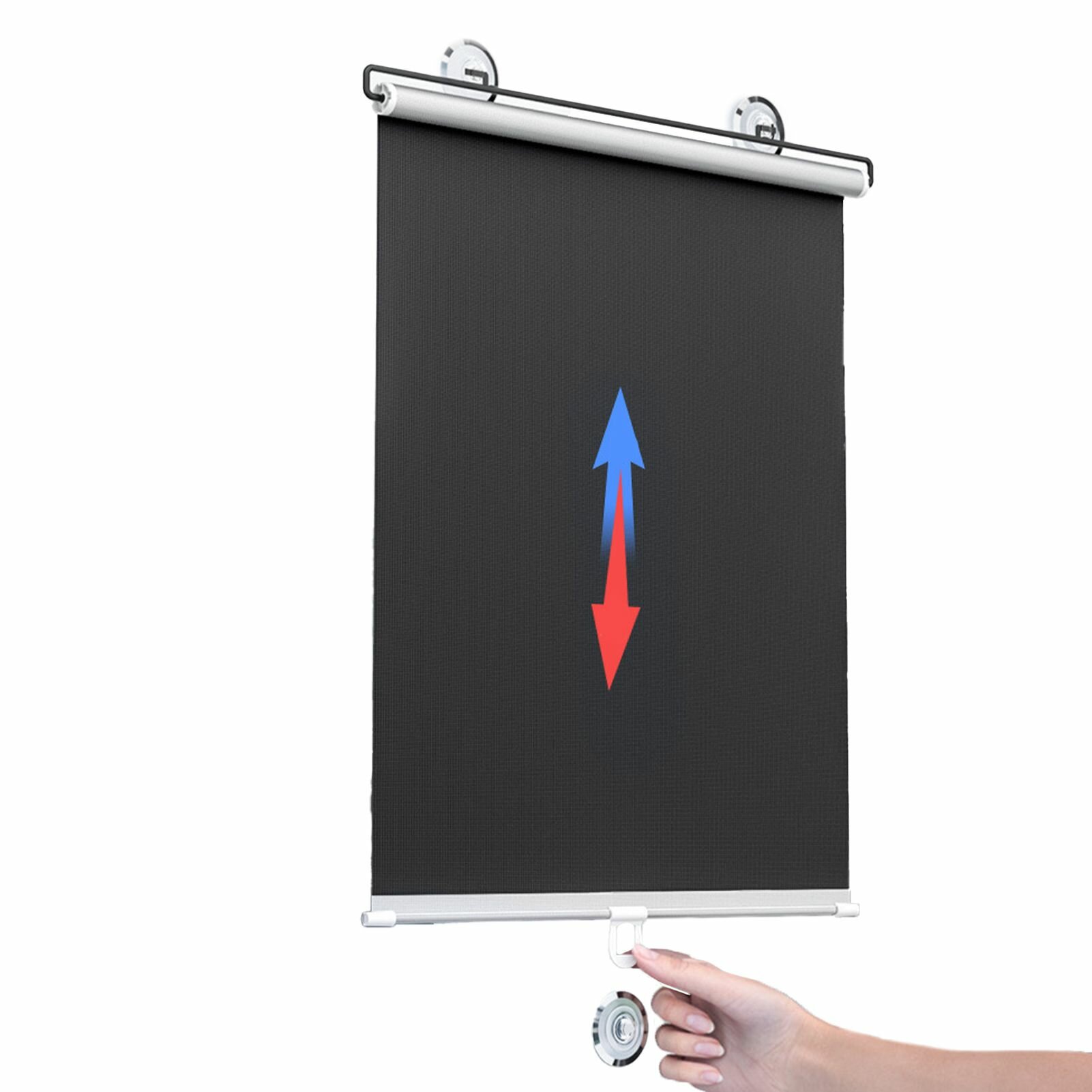 Жалюзи рулонные на окна 58*125 см, шторка солнцезащитная автомобиль присосках / рулонная автоштора от солнца лобовое стекло в машину