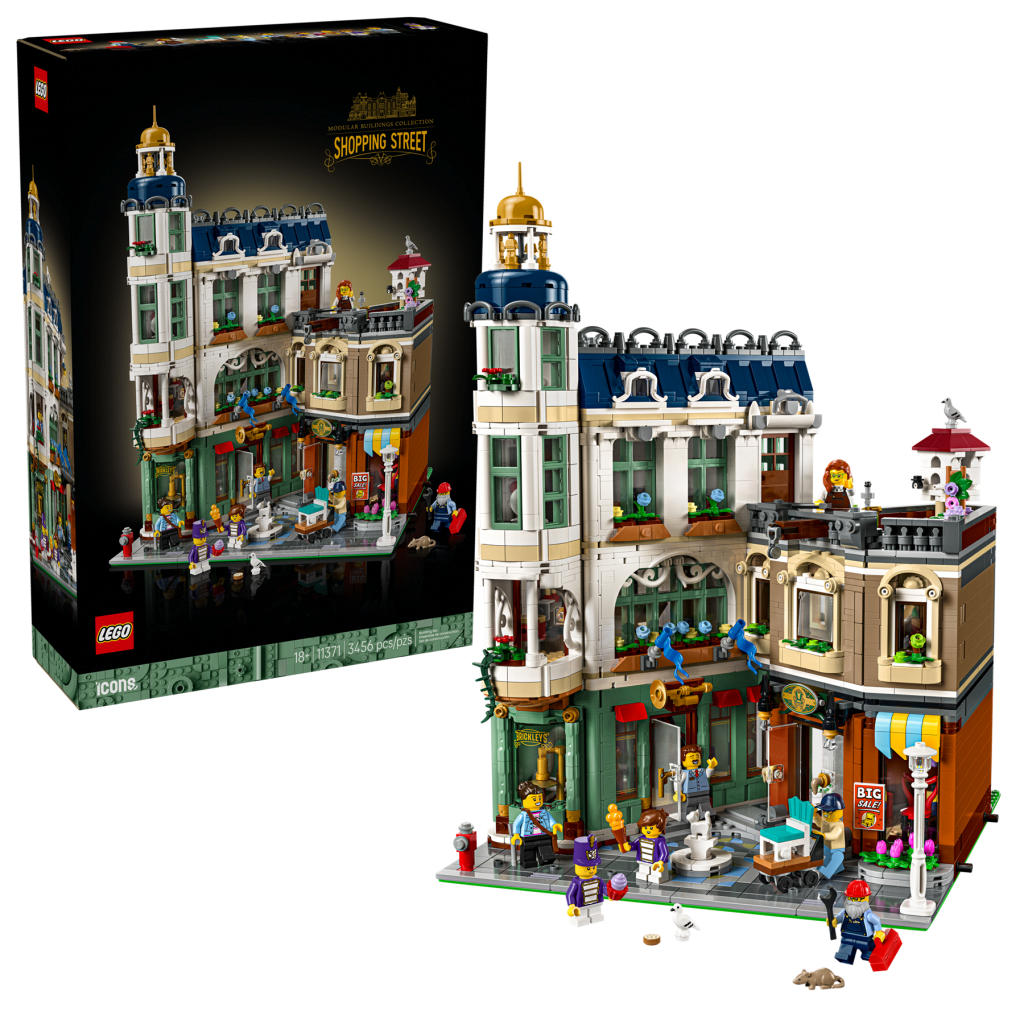 Конструктор LEGO Icons 11371 Торговая улица, 3456 деталей, 18+