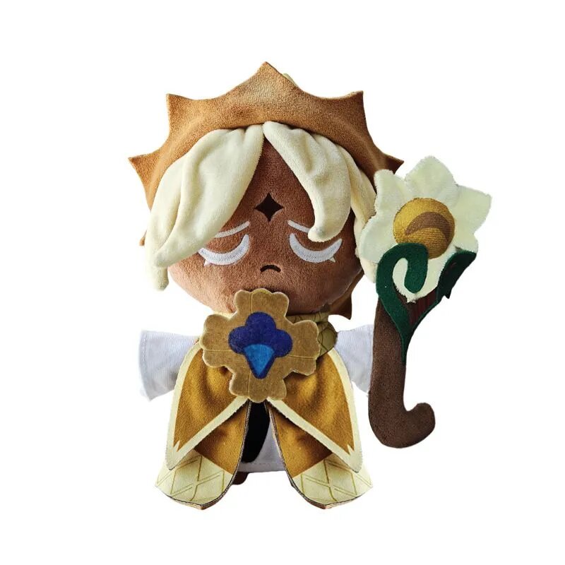 Плюшевая игрушка Cookie Run Shadow Milk Cookie Plush мягкая игрушка 25 см коричневый