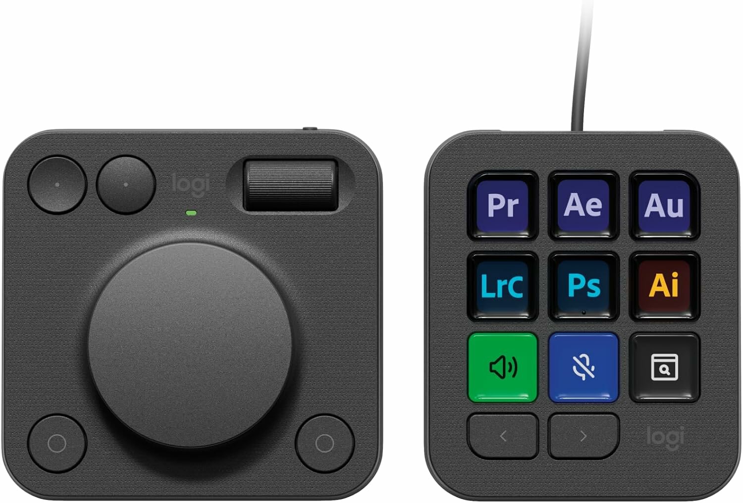 Клавиатура Logitech MX Creative Console, для творчества, черный цвет