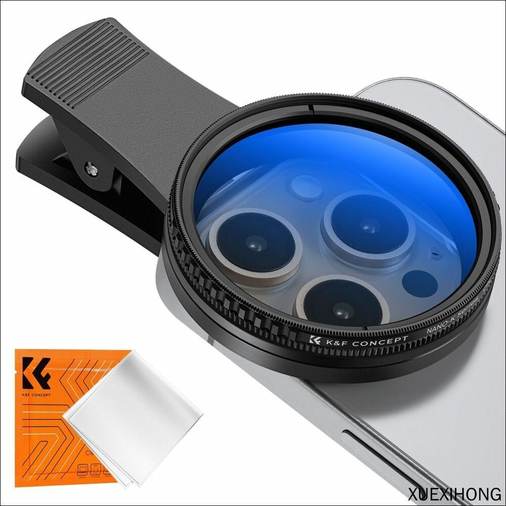 Зажимной CPL - фильтр для всех телефонов и объективов 52 - мм камеры, совместимый с фильтром камеры iPhone