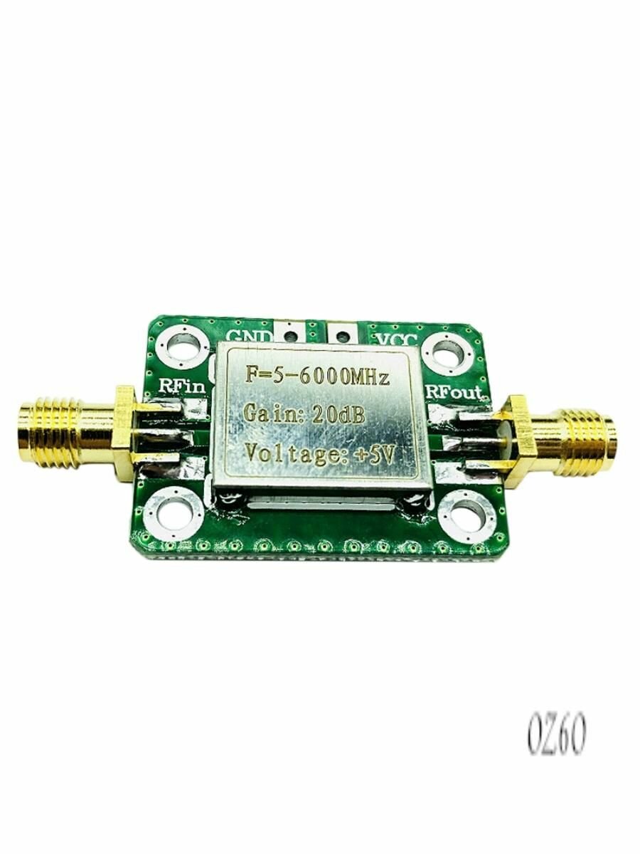 (G T U Y) ВЧ-усилитель мощности с экранирующей оболочкой 5M-6GHz Усилитель широкополосного сигнала 20 дБ высоким коэффициентом усиления коэффициент усиления 20 дБ широкополосный 5-6 ГГц