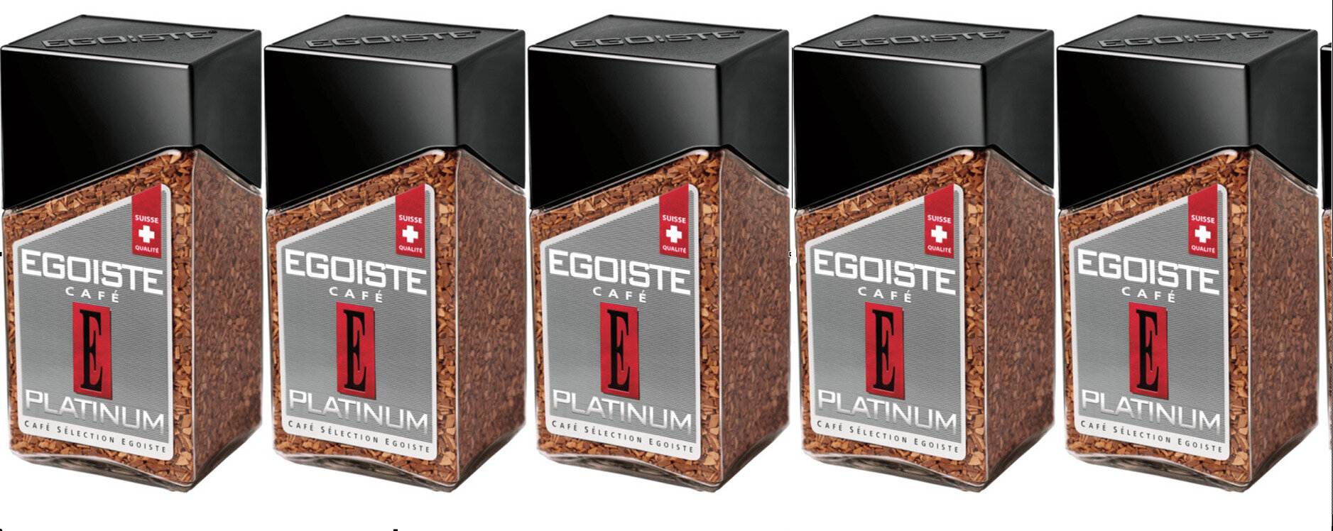 Кофе растворимый Egoiste Platinum 100 гр / 5 банок