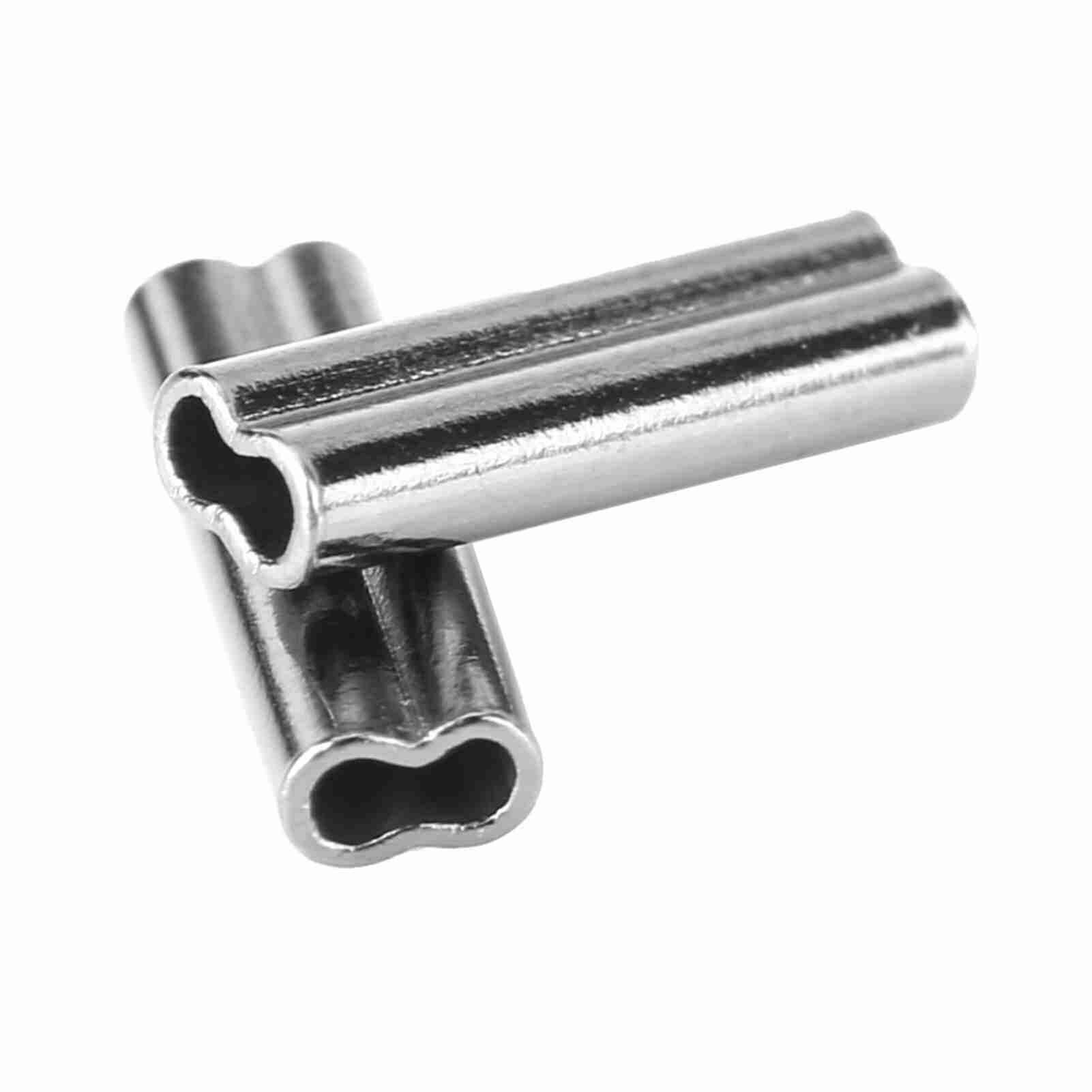 100 шт, 1,4 мм, двойные гильзы для медных проводов, обжимные соединители для медных трубок, гильзы для обжимных проводов № 3 для электропроводки и кабелей