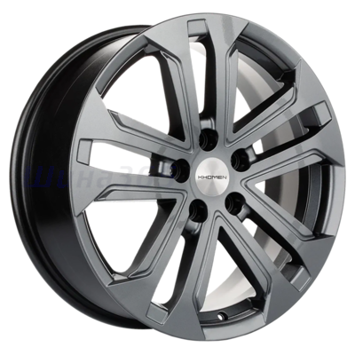 Литой колесный диск Khomen Wheels KHW1803 (Geely Coolray) 7x18/5x114,3 ET53 D54,1 Gray