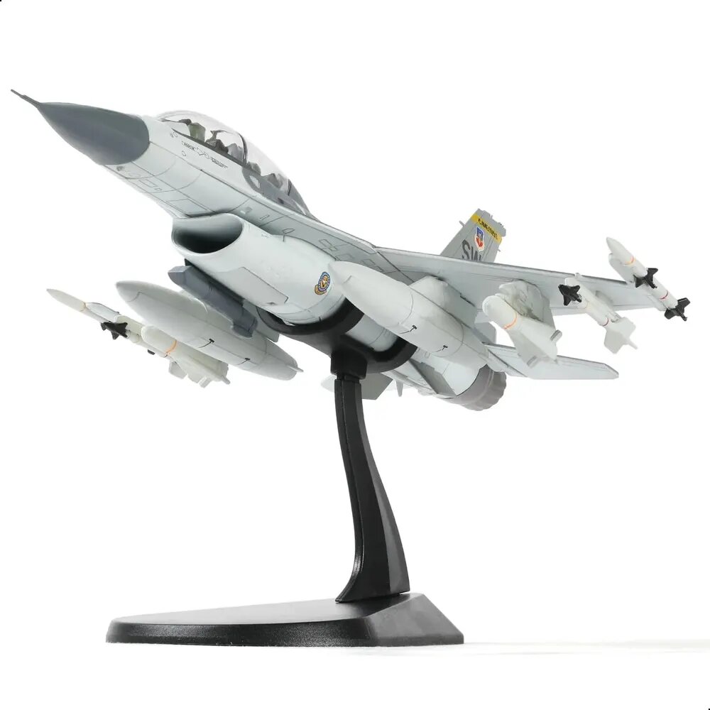 Модель истребителя F-16D Block 42 "MiG Killer" (90-0778), 1:72. Готовая, металлическая. Коллекционная, подарок.