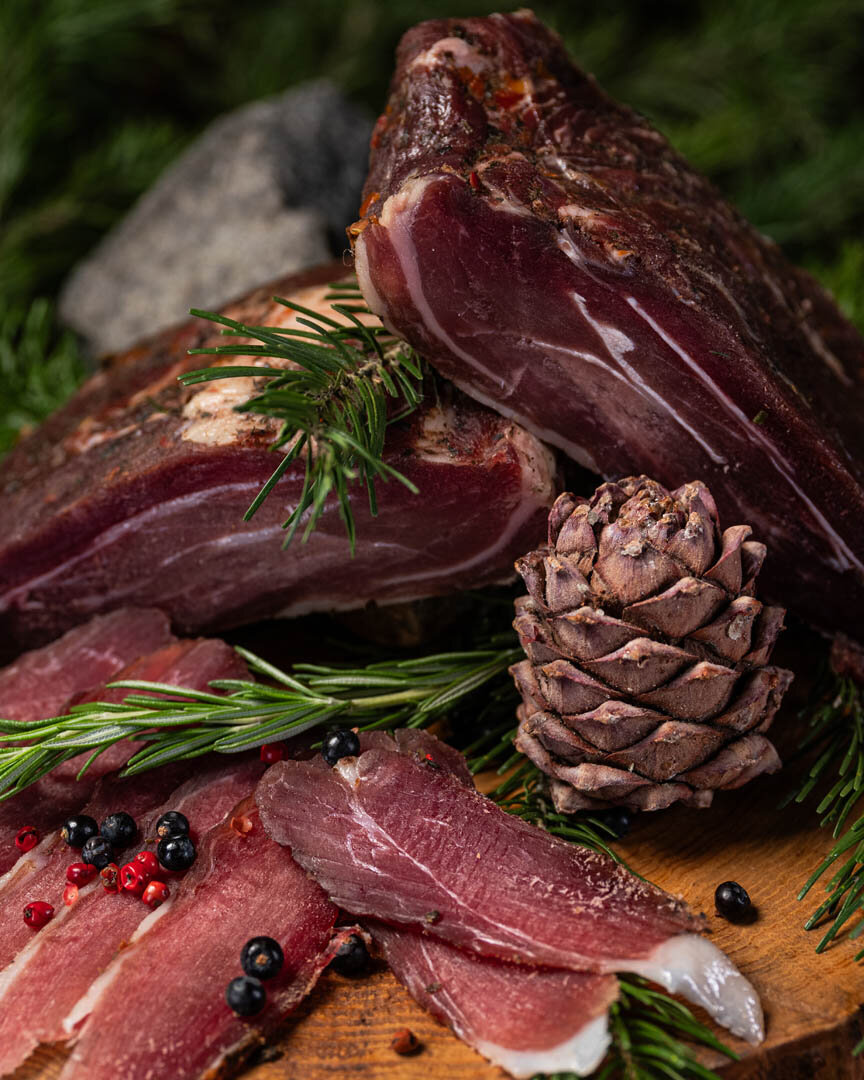 Прошутто из кабана 100г, Гастроном "Экспедиция", натуральная, без консервантов