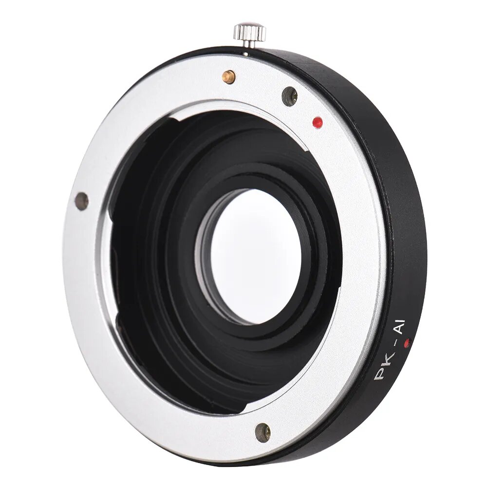 Кольцо адаптера для объектива PK-AI с оптическим стеклом для объектива Pentax