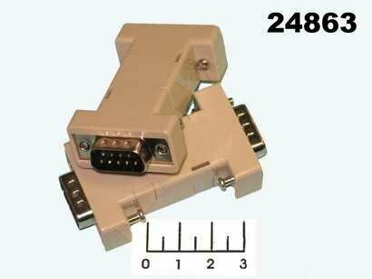 Переходник D-SUB штекер 9pin/D-SUB штекер 9pin