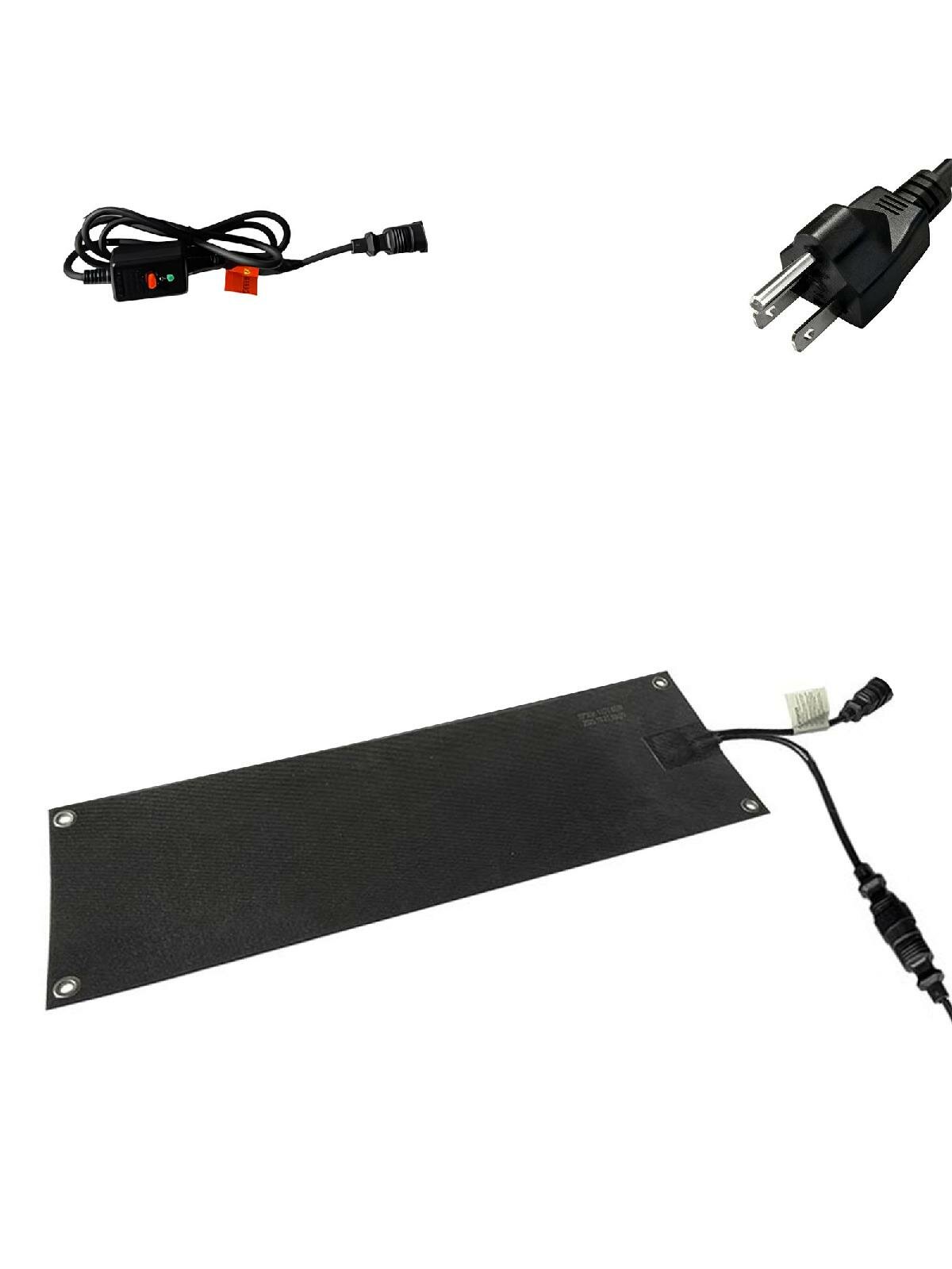 Простой уличный противоскользящий коврик для таяния снега 30x90 см 220 В европейский