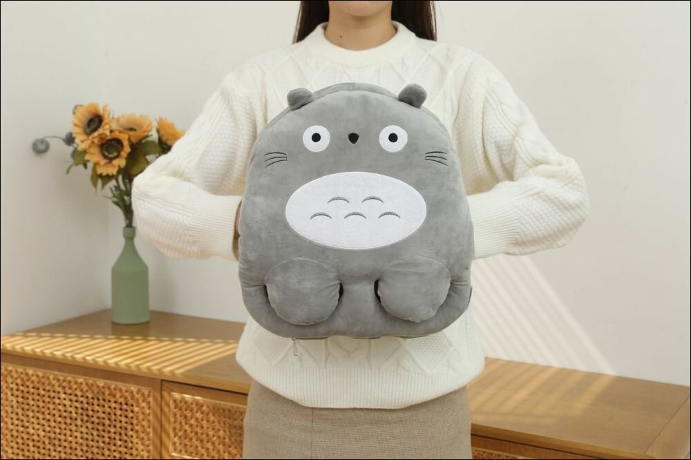 Игрушка-грелка, totoro подушка для рук и ног от USB с режимами