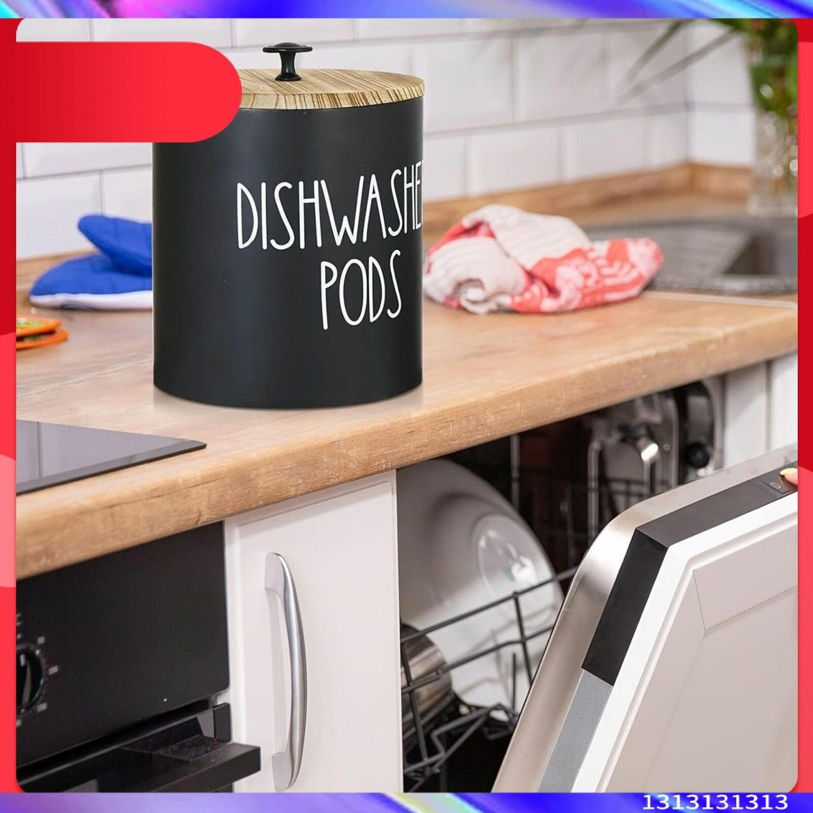 Деревянный контейнер для моющих капсул, Organizator для стиральной машины, Домашний стеллаж