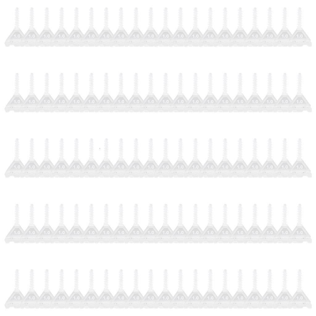 Керамические выравнивающие клипсы для плитки, 100 шт, 1.0 Спира L база