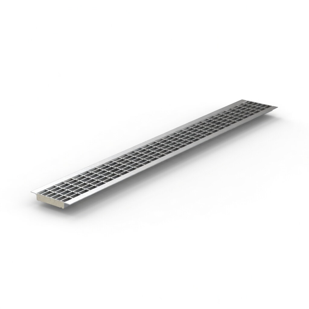 Решетка сварная оцинкованная Norma DN100 B125 1000*135*20 (31031B)