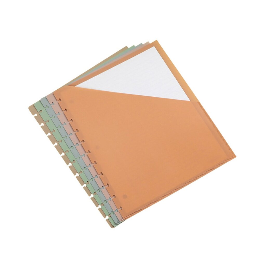 5ШТ 9.5x11.5 дюймов 11 Отверстий Разделитель Для Переплета с 3 Отверстиями Перфорированные Сменные Бумажные Переплеты Вкладыши для Блокнота Бумага для Переплета Журнал