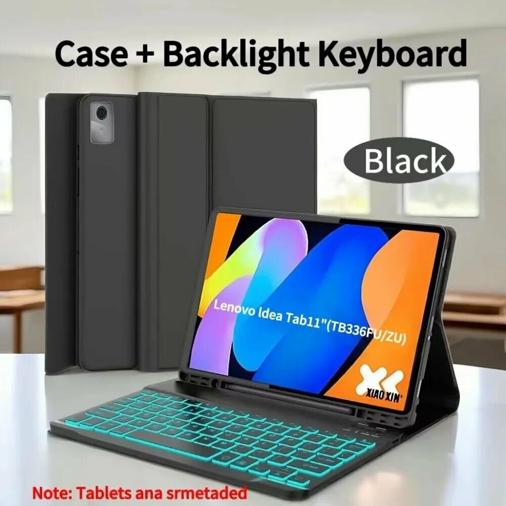 Случай для Lenovo Idea Tab 11-дюймовый TB336FU/Zu, беспроводная крышка клавиатуры Bluetooth для Lenovo Idea Tab 11-дюймовая, съемная клавиатура
