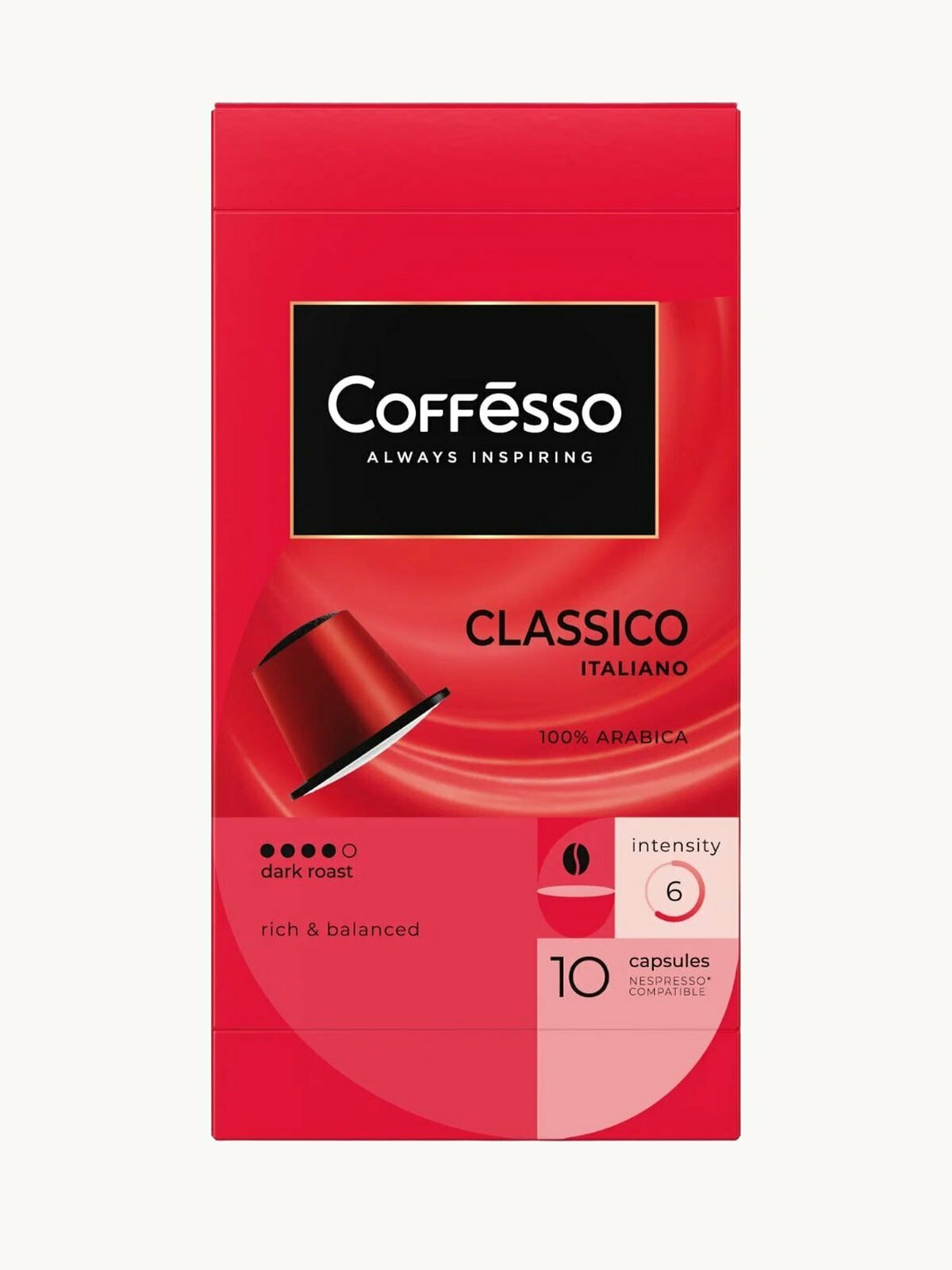 Кофе в капсулах Coffesso Classico Italiano, 10 шт